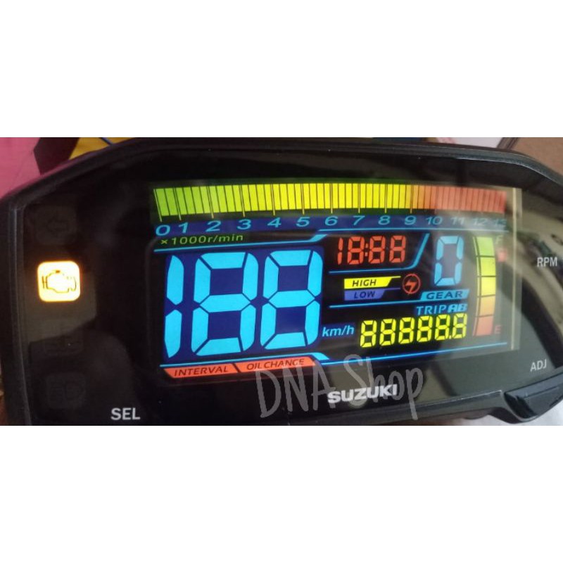 Suzuki Raider R150 FI/Satria FU FI/GSX 150 Lcd Speedometer 改 | 蝦皮購物