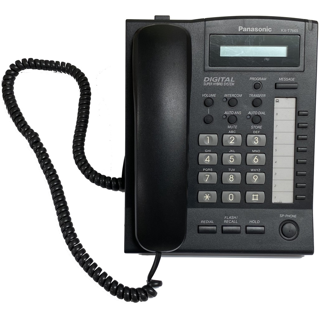 【e通網 】國際牌 Panasonic KX-T7665X 8鍵數位單行顯示型功能話機 中古話機 | 蝦皮購物