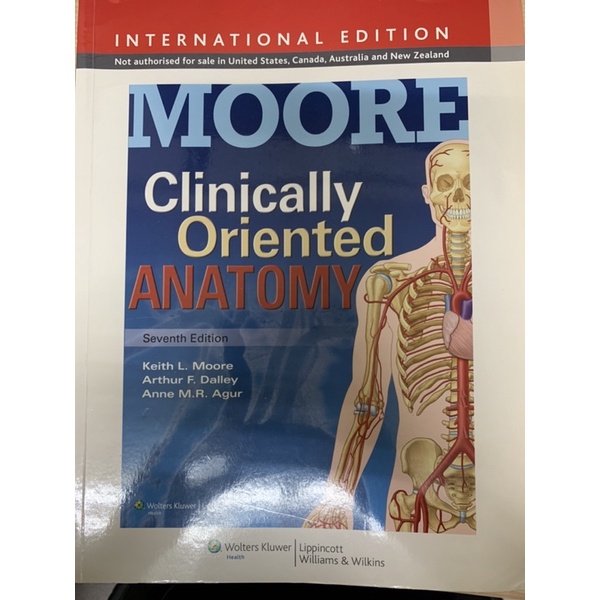 Moore clinically oriented anatomy 7 Edition；臨床導向解剖學第7版 | 蝦皮購物