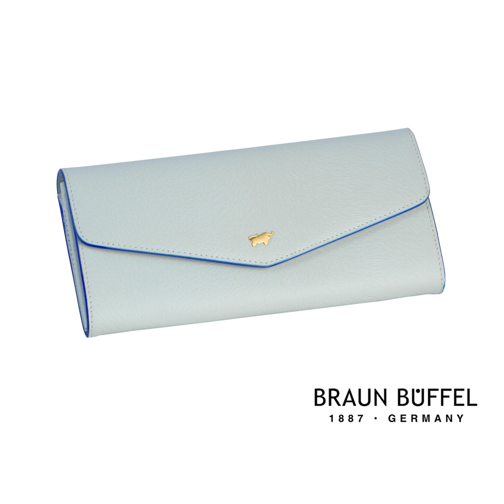【寧寧精品】台中30年皮件店 德國小金牛BRAUN BUFFEL奧菲莉亞兩折壓釦式長夾BF682-621-1 女長夾區 | 蝦皮購物