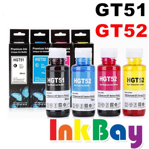 HP GT51 黑 / GT52 藍 / GT52 紅 / GT52 黃 全新副廠相容墨水 | 蝦皮購物