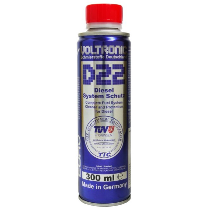 油槍滑掉-德國 VOLTRONIC 摩德 D22 柴油燃料系統 清潔保護劑 300ml 台灣公司貨 | 蝦皮購物