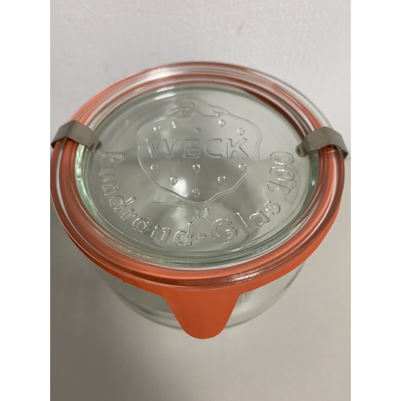 【現貨】德國 Weck Tulip/Straight 玻璃罐 (含密封圈+扣夾) 密封罐 收納罐 原廠正貨 580ml | 蝦皮購物