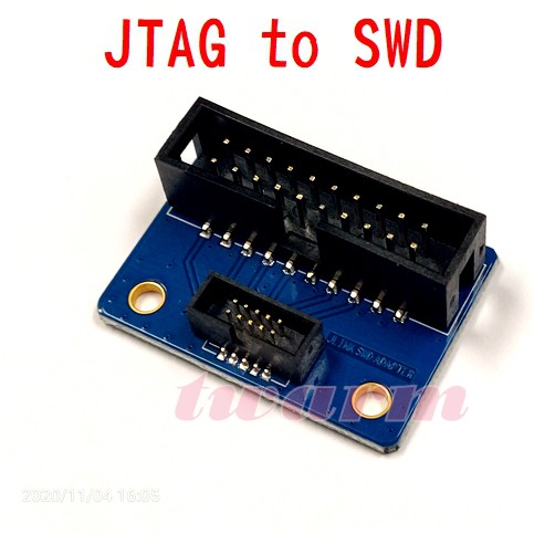 （多款可選）10-pin 2x5 JTAG SWD Cable 排線（1.27mm）、JTAG 轉 SWD 轉板 | 蝦皮購物
