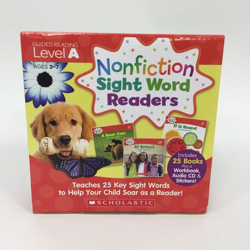 NONFICTION SIGHT WORD READERS LEVEL A W/ CD【英文進口繪本】 (精裝本) | 蝦皮購物