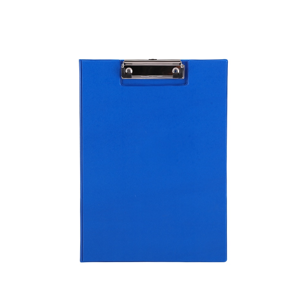 得力Deli A4直式丹麥夾-黑(38154B)藍(38154A) 板夾 紙板夾 菜單夾 PVC板夾 雙頁板夾 封面板 | 蝦皮購物