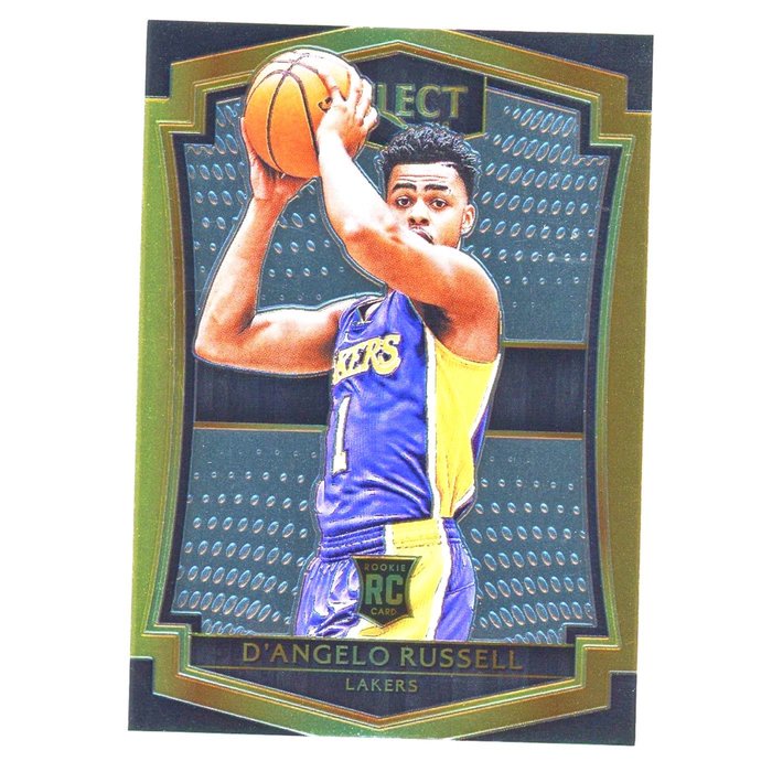 (RC) “Dlo” D’angelo Russell 二級盾型Select Premier Level Rookie版 | 蝦皮購物