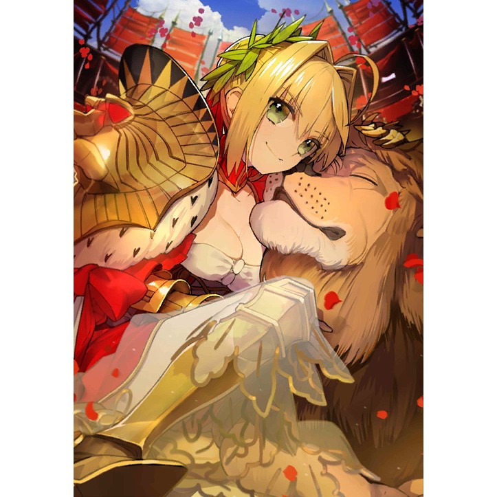 C95限定 FGO fate 最終靈基 Saber 尼祿・克勞狄烏斯 紅尼祿 尼祿 UMU B2掛軸 現貨 | 蝦皮購物