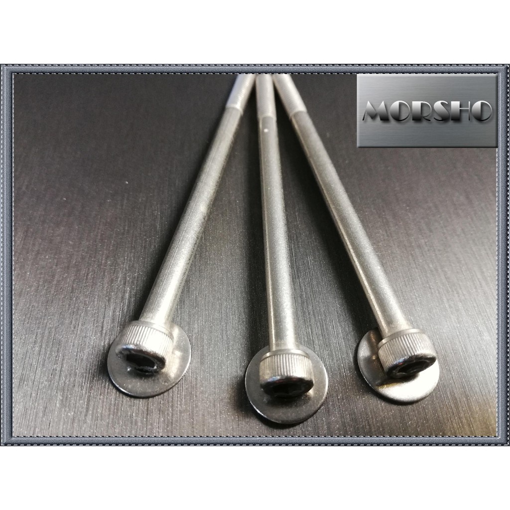 【瘋螺絲】MORSHO 304+白鐵平墊片★M6*100P1.0螺絲★內六角.白鐵螺絲.不鏽鋼螺絲.改裝螺絲 | 蝦皮購物