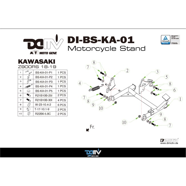 【柏霖】Dimotiv KAWASAKI Z900RS 18-22 中柱駐車全組 中柱架 DMV | 蝦皮購物