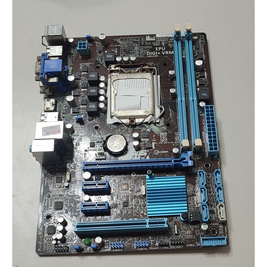 #365 無檔板 ASUS B75M-A 主機板 無檔板 | 蝦皮購物