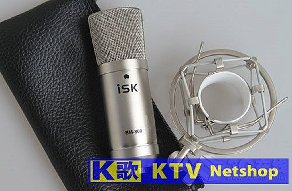 【網路K歌超市】ISK BM-800 BM800 電容式麥克風 RC語音 IKALA YES98 網路K歌 | 蝦皮購物