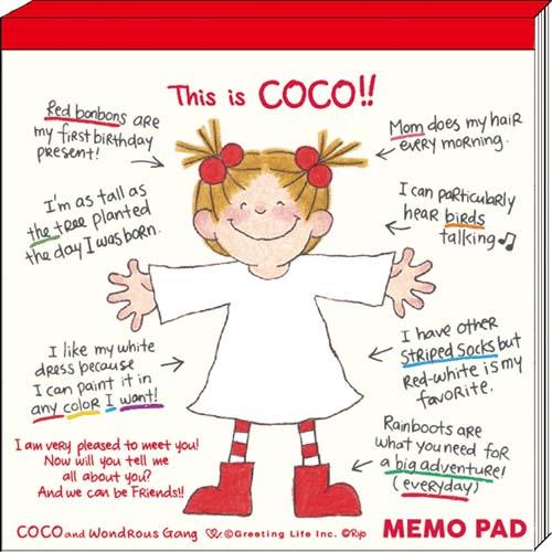 日本製 日本進口 coco memo 便條紙 便簽 | 蝦皮購物