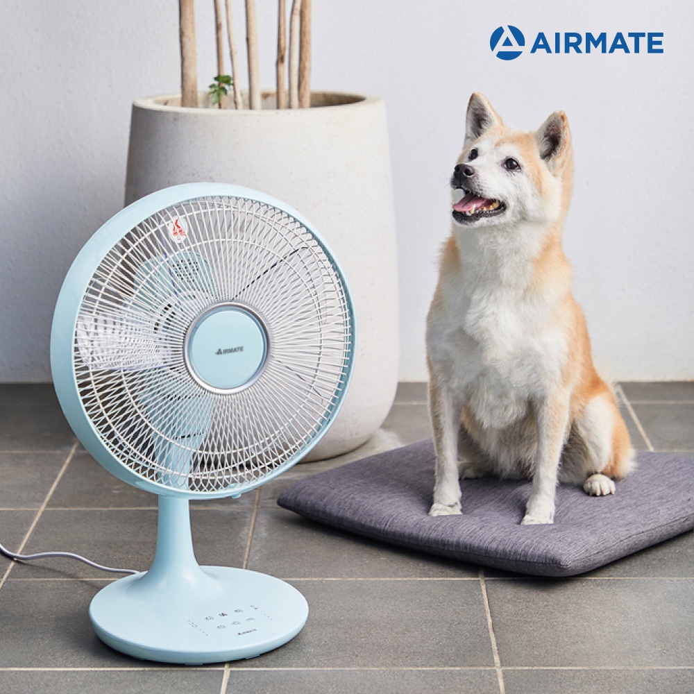 【AIRMATE】12吋DC負離子桌扇 FD3015M 粉/藍 | 蝦皮購物