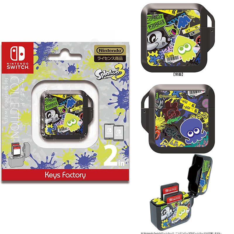 任天堂 SWITCH NS OLED KEYS FACTORY 漆彈大作戰3 斯普拉遁3 掀蓋式卡匣 TYPE A 台中 | 蝦皮購物