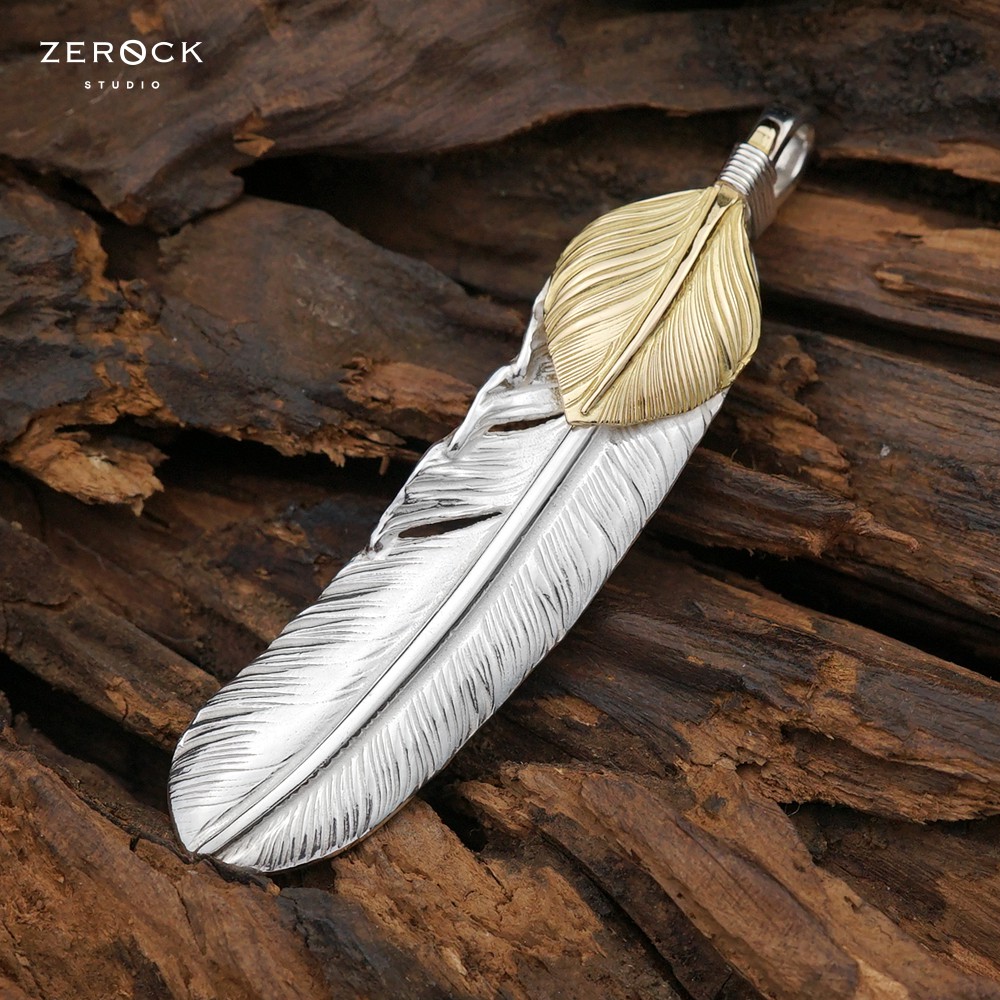《ZEROCK》Goro's 高橋吾郎 上金特大羽 左/右向 新品/美品 925純銀 18K金 [分期零利率] | 蝦皮購物