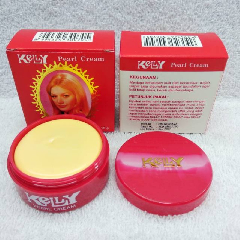 Kelly Pearl Cream / Foundation Wajah / Alas Bedak Kelly/15gr | 蝦皮購物