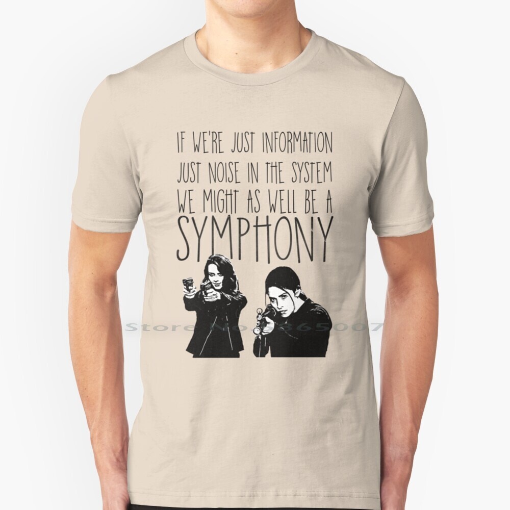 Root And Shaw-Symphony-Person Of Interest T 恤 100% 棉 Poi 興趣根 | 蝦皮購物