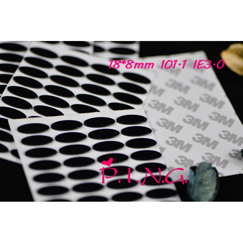 【P.I.N.G.】3M滑鼠貼腳 鼠貼 18*8mm 鐵氟龍 (0.6mm厚) IO1.1 IE3.0（4粒/組） | 蝦皮購物