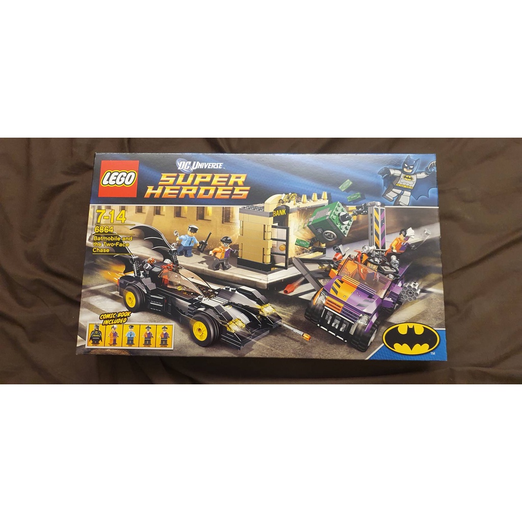 LEGO 樂高 6864 DC 超級英雄 蝙蝠俠雙面人追逐 | 蝦皮購物