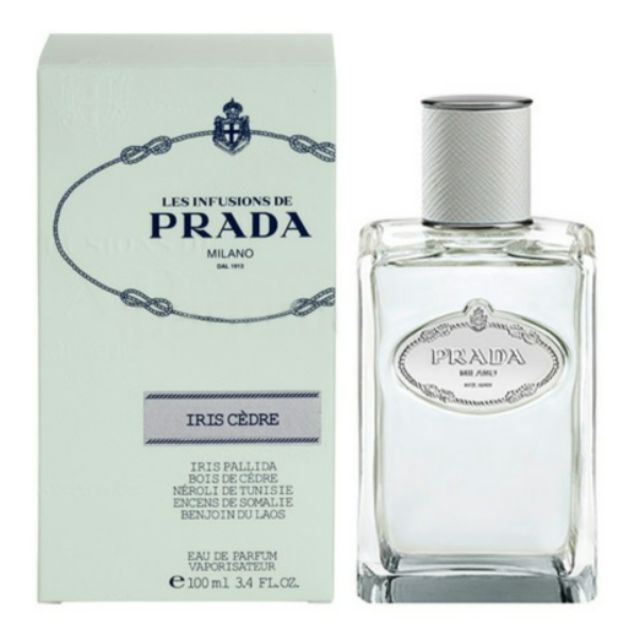 PRADA IRIS CEDRE 鳶尾雪松精萃 男性淡香精tester/1瓶/100ml-新品正貨 | 蝦皮購物
