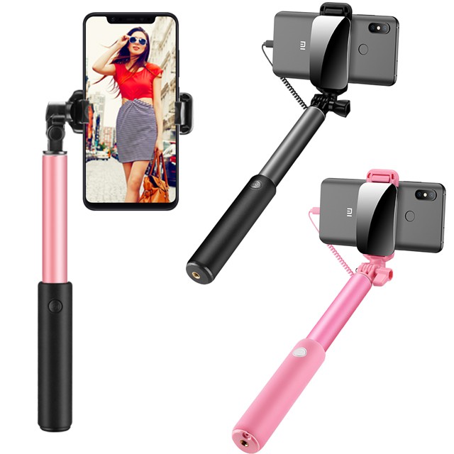 新款設計!! TYPE-C 接頭 後視鏡線控自拍棒 小米9 小米8 小米6 小米6X MIX2S 橫拍 豎拍 自拍伸縮棒 | 蝦皮購物
