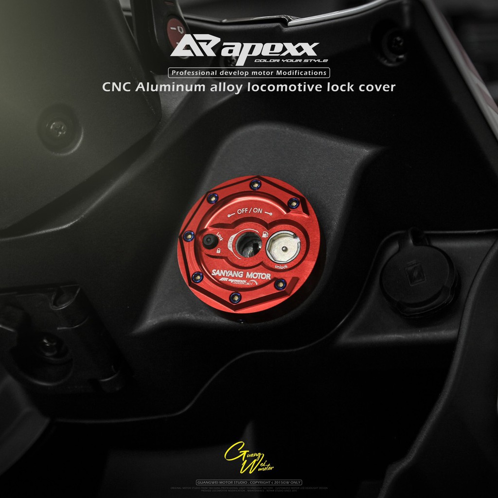 【台中光葳】JETS / SR／SL / SL+ APEXX鎖頭蓋 CNC鎖頭蓋 鎖頭蓋 鋁合金 磁石蓋 鑰匙蓋 | 蝦皮購物