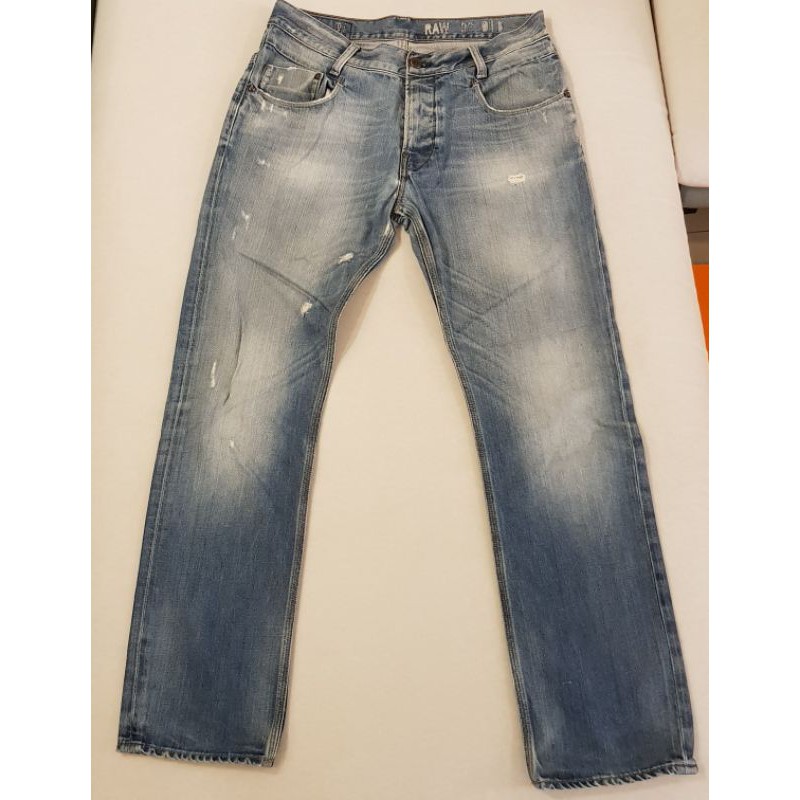 二手男款刷色牛仔褲G-Star Raw Denim Mens Jeans RN 104506 CA41169 | 蝦皮購物