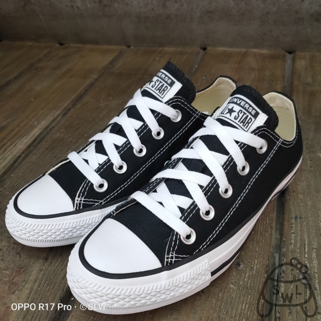 SLW 』M9166C 男女 CONVERSE 基本款 黑色 帆布 低筒 | 蝦皮購物