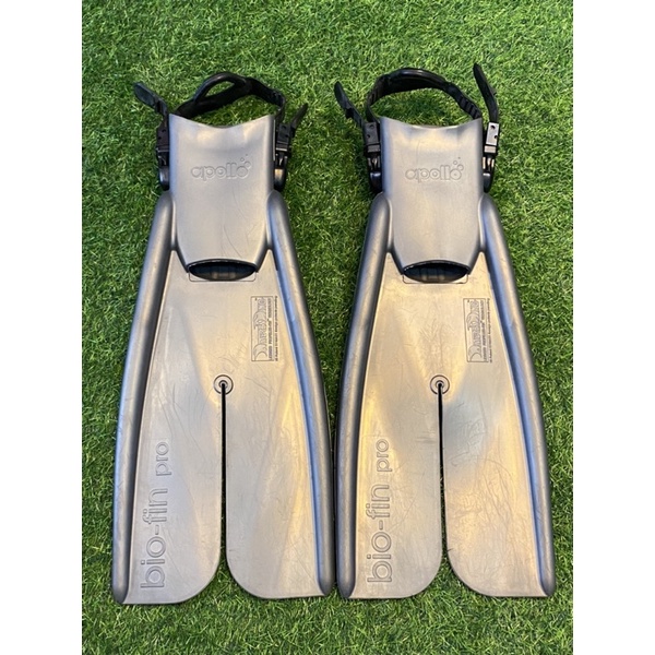 APOLLO BIO FIN 灰 潛水/浮潛 生化蛙鞋 SIZE MS 近全新 | 蝦皮購物