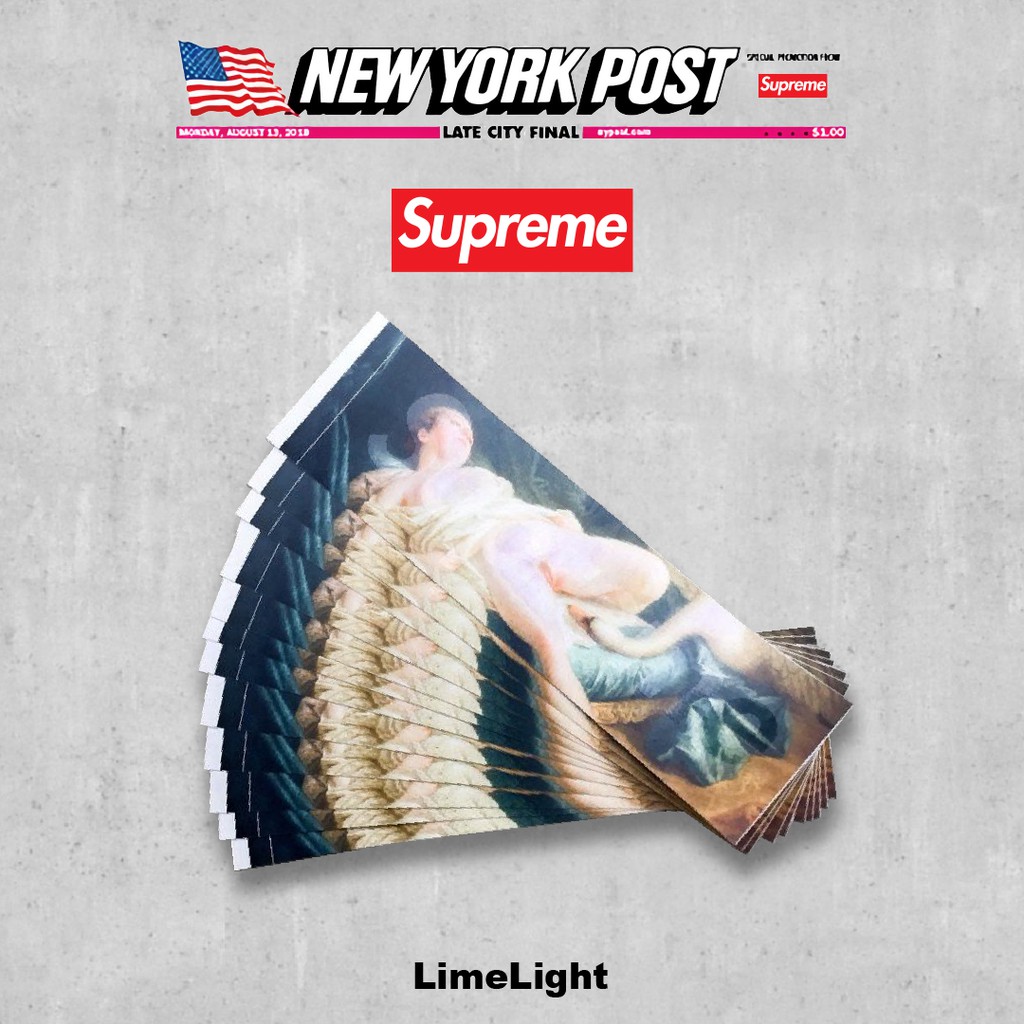 ☆LimeLight☆ 2019 Supreme Leda And The Swan Strike 天鵝 防水貼紙 | 蝦皮購物
