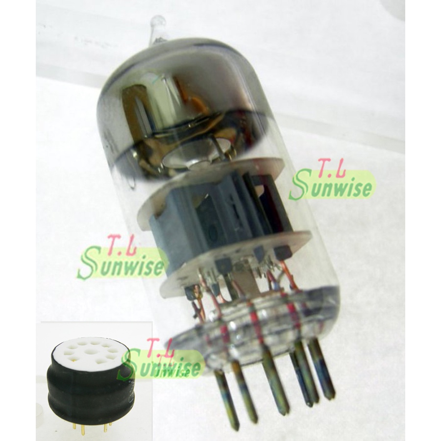 12AX7 ︽NO:2512 蘇聯 軍規管 6H2n (中國 6N2 )+ NO:9701 轉座 可直接取代 12AX7 | 蝦皮購物