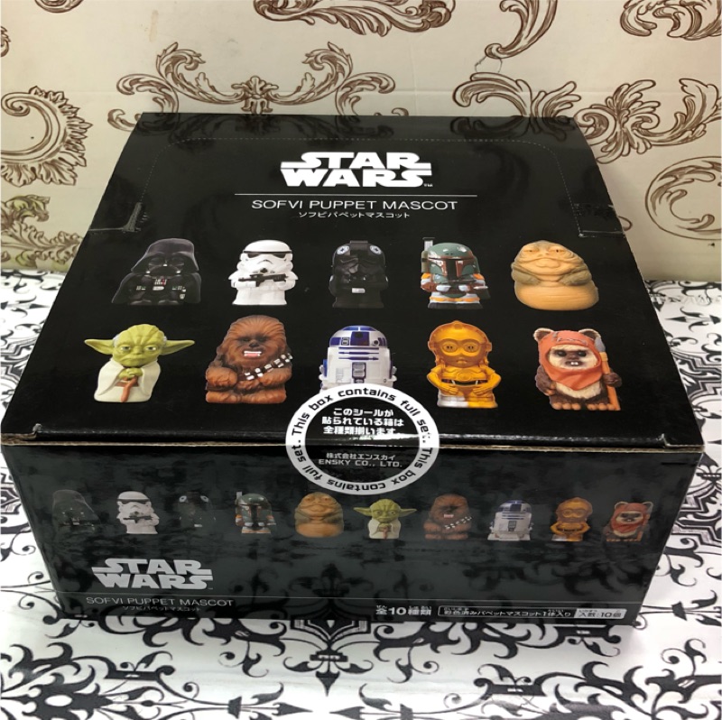 (卡司 正版現貨)ensky 盒玩 星際大戰 Star Wars 指偶 全10款合售 轉蛋 黑武士/白兵/尤達等 | 蝦皮購物