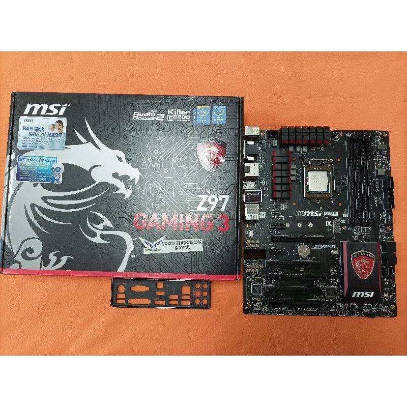 微星 MSI Z97 Gaming 3 1150 腳位 M2 主機板 2手良品 | 蝦皮購物