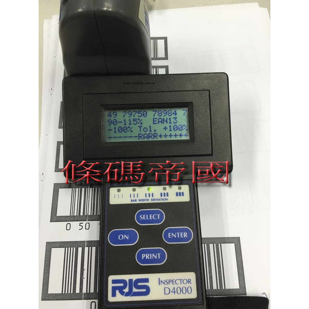 條碼帝國 RJS D4000L美製條碼專業檢測器 條碼從業人員必備 本島免運離島酌收 | 蝦皮購物