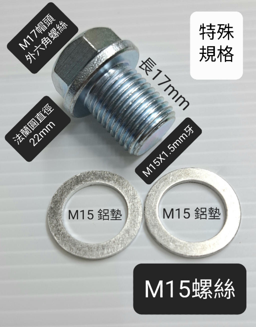 機車 排油 洩油 放油 孔 螺絲 M13 M15 M17 M19 特殊規格 螺絲 螺栓 | 蝦皮購物