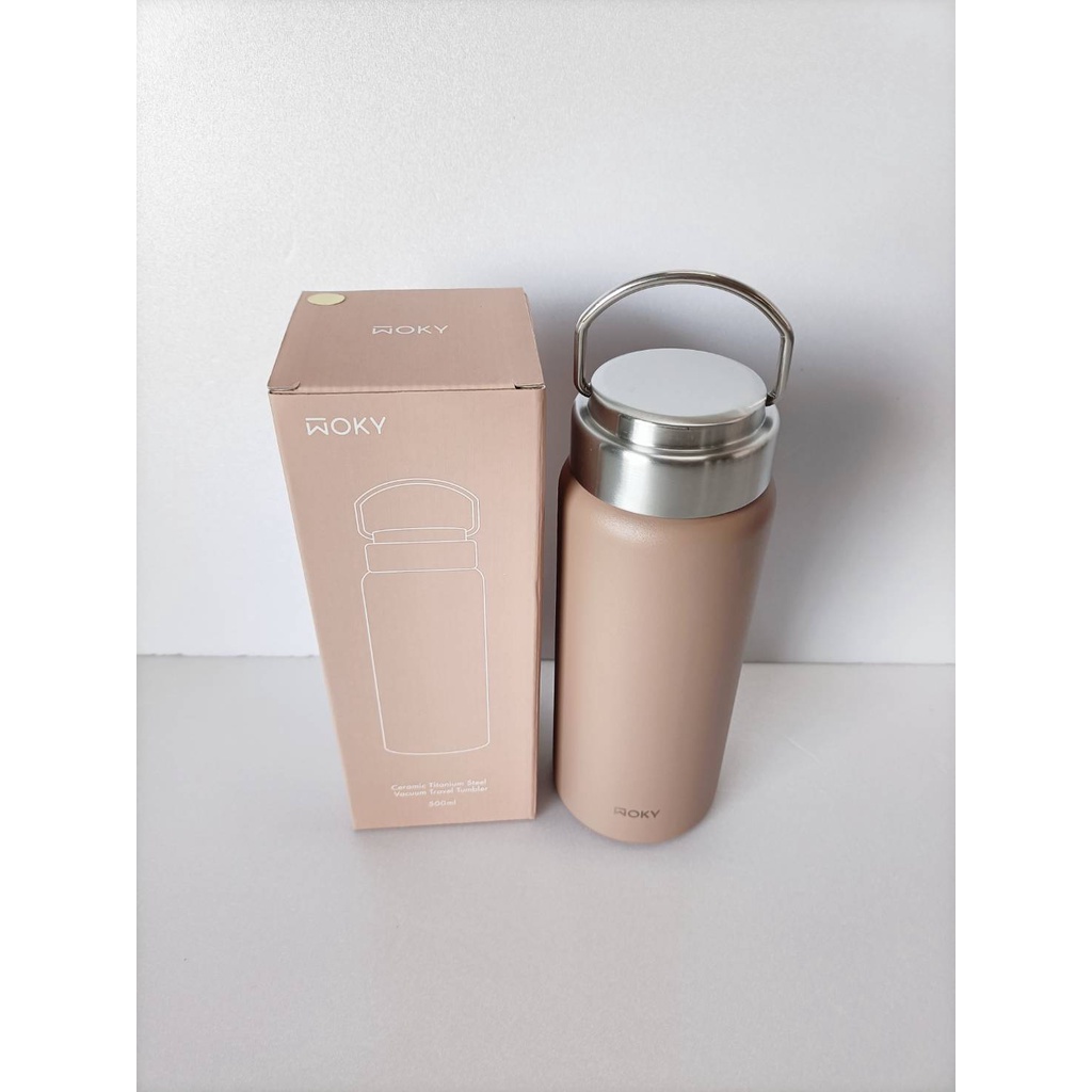 【時宜】 WOKY沃廚提手輕量陶瓷易潔層保溫瓶 陶瓷保溫杯 真空杯 保溫杯 800ml 1入 | 蝦皮購物