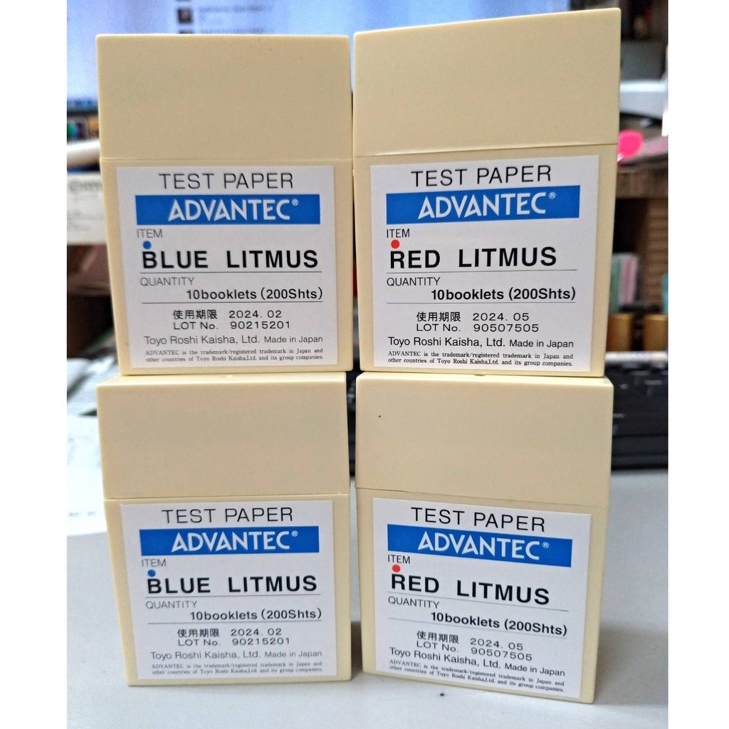 日本TOYO ADVANTEC石蕊試紙,紅石蕊試紙,藍石蕊試紙含稅附發票 | 蝦皮購物