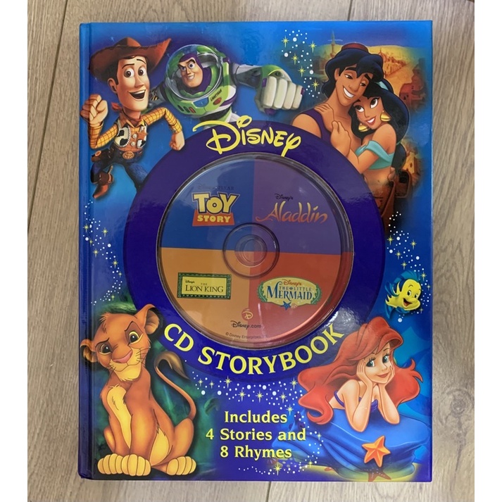 迪士尼Disney Storybook 4 stories and 8 rhymes(附CD) | 蝦皮購物