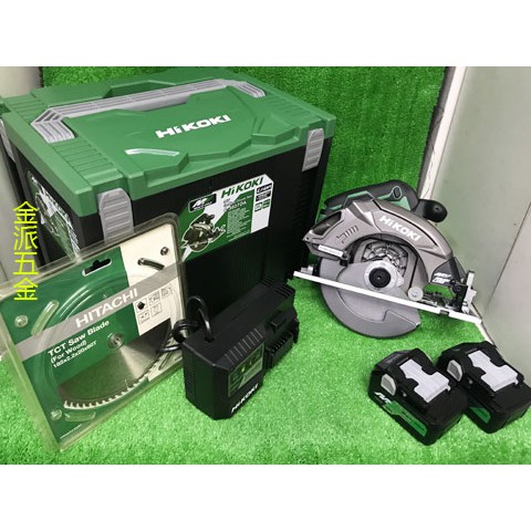 (附發票)金派五金~~HIKOKI C3607DA 36V配雙鋰電 185mm充電 無刷圓鋸機 | 蝦皮購物