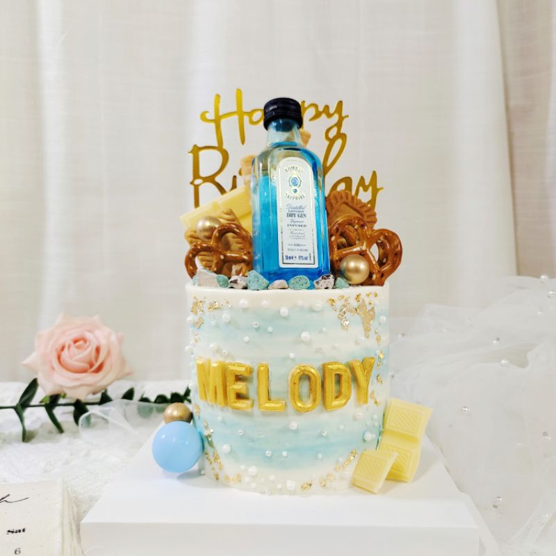 【yami_cake】台北客製化蛋糕 網美蛋糕 台北 中正 萬華 生日 慶生 蛋糕 奶油霜蛋糕 酒瓶蛋糕 酒鬼蛋糕 | 蝦皮購物