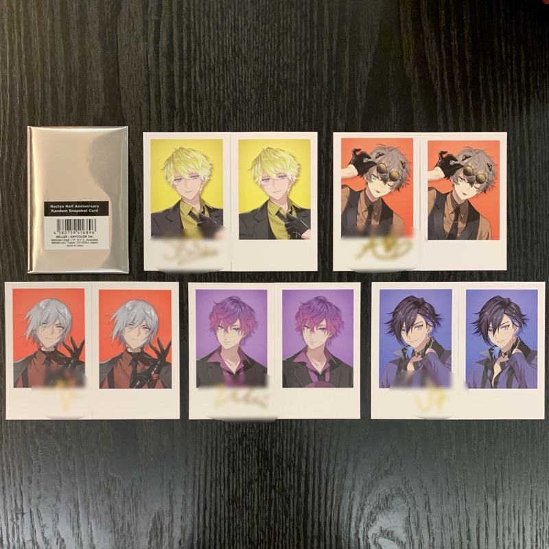 【現貨】NIJISANJI EN 「Noctyx Half Anniversary Goods」 半週年 立牌/指娃 | 蝦皮購物
