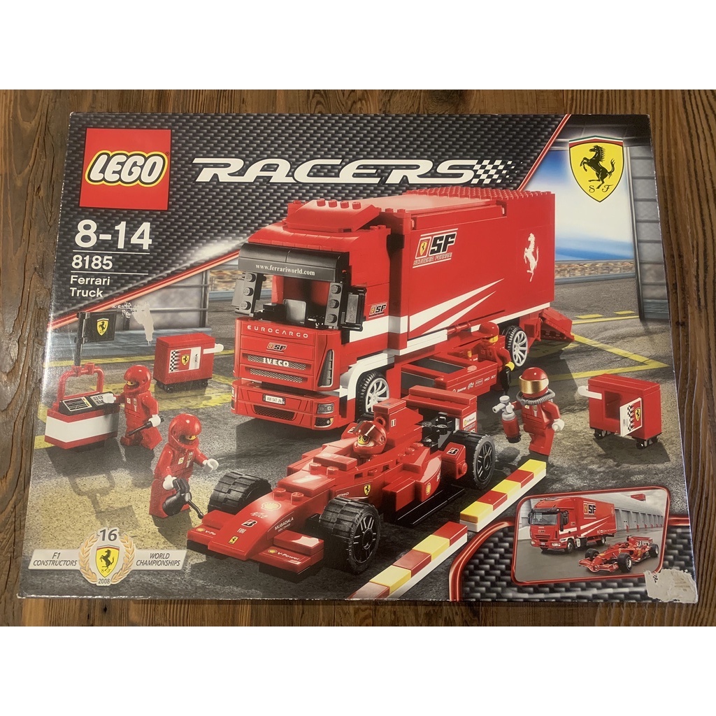 樂高 LEGO 8185 Ferrari truck 法拉利維修車 ~絕版神物~全新未拆~歡迎聊聊詢問 | 蝦皮購物