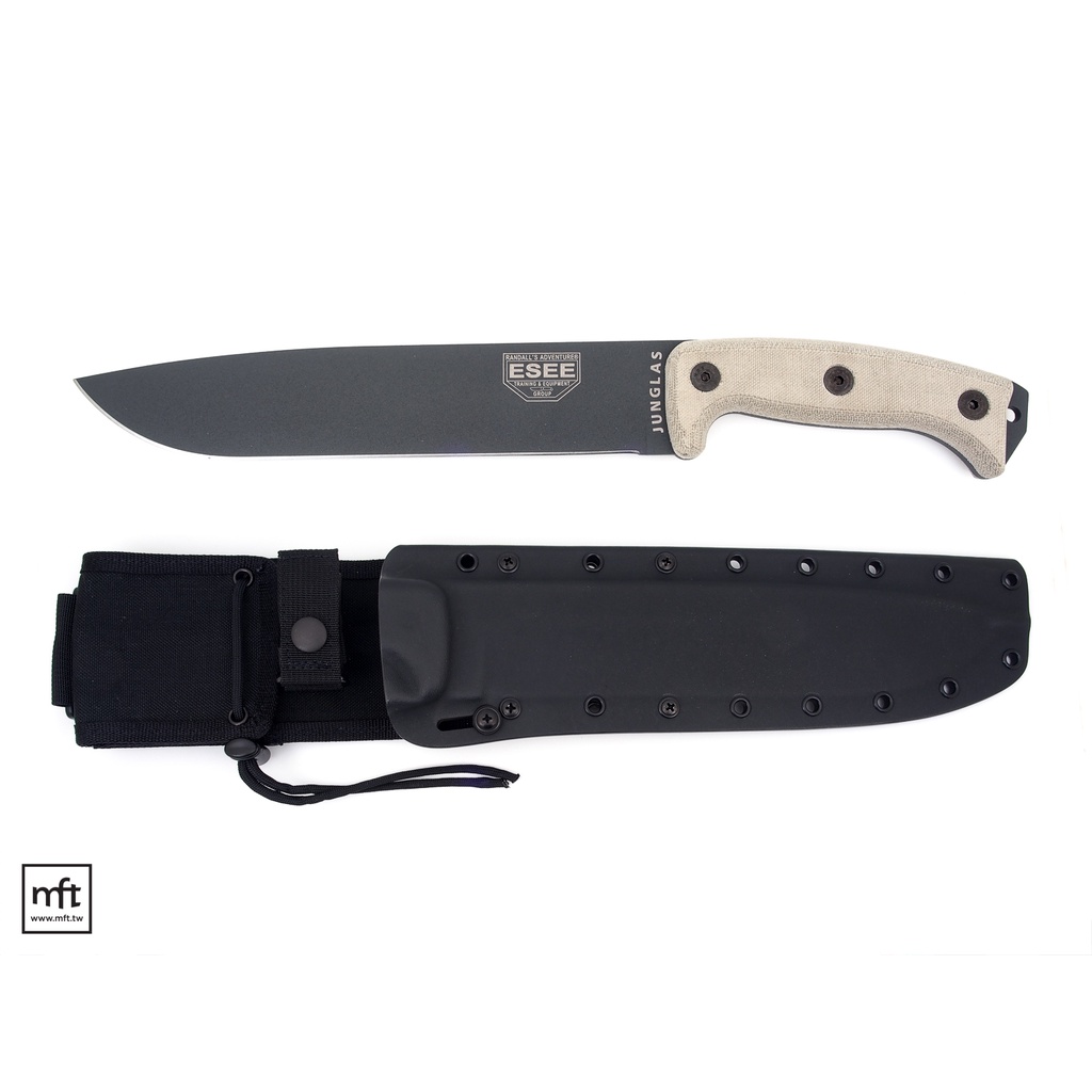 MFT 美國 ESEE Junglas Machete 砍刀 1095碳鋼 Micarta柄 Tactical Gray | 蝦皮購物