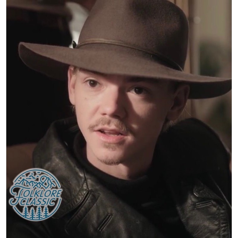 Folklore Classic復古摩登牛仔 純羊毛寬簷唐草雕花皮帶羊毛西部紳士帽 雙色 Fedora Western | 蝦皮購物