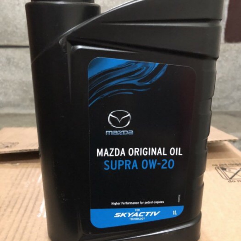 【馬自達 MAZDA】ORIGINAL SUPRA、0W20、合成機油、1L/罐、18罐/箱【歐洲進口】單買區 | 蝦皮購物