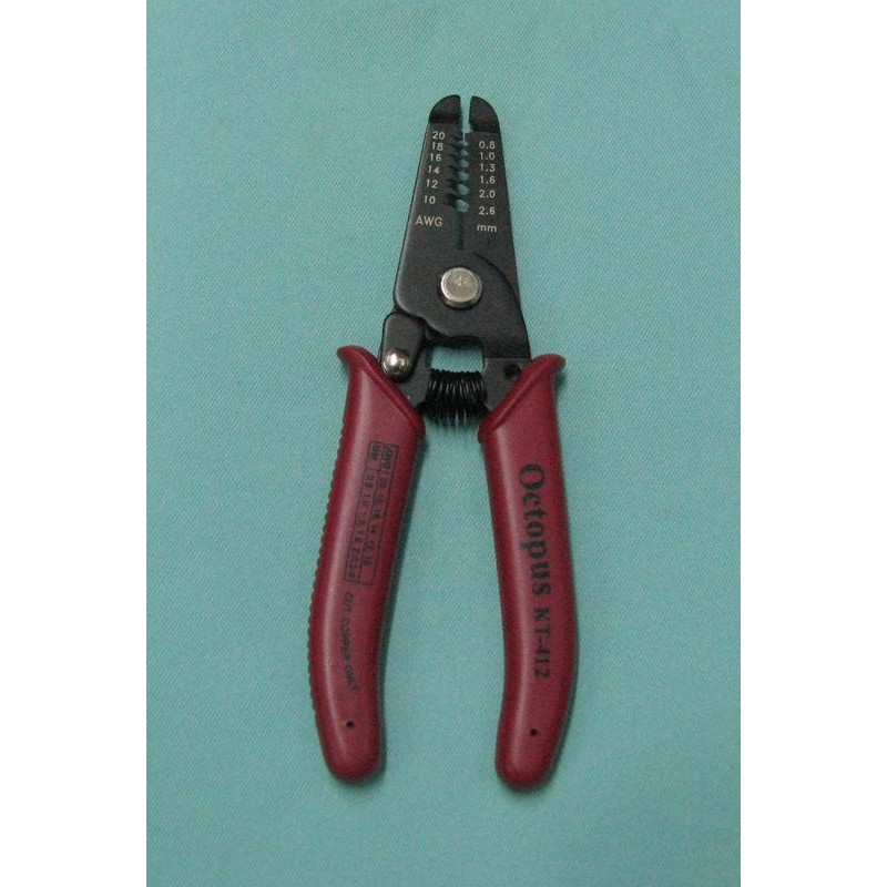 KT-412 紅柄10至20 AWG 剝線鉗 | 蝦皮購物