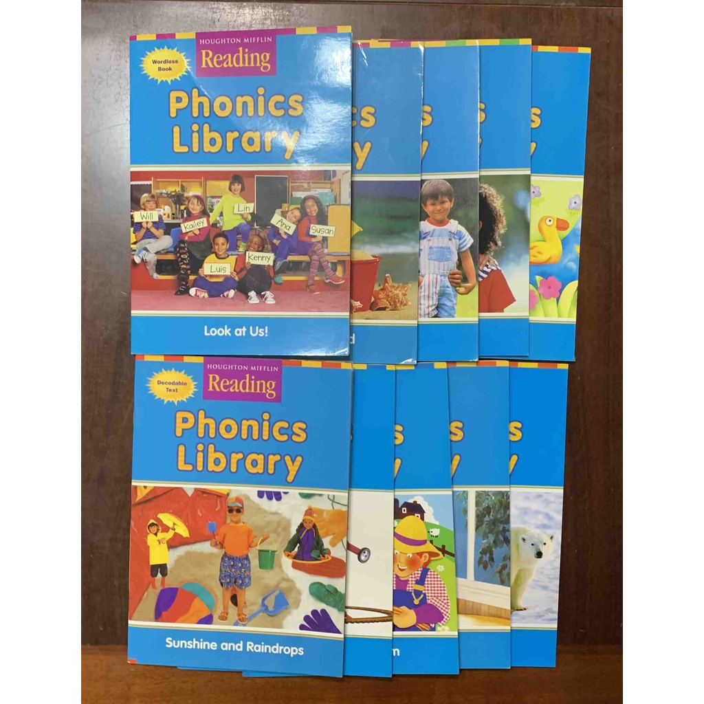 【二手英文童書】Houghton Mifflin／Phonics Library小書10本 | 蝦皮購物