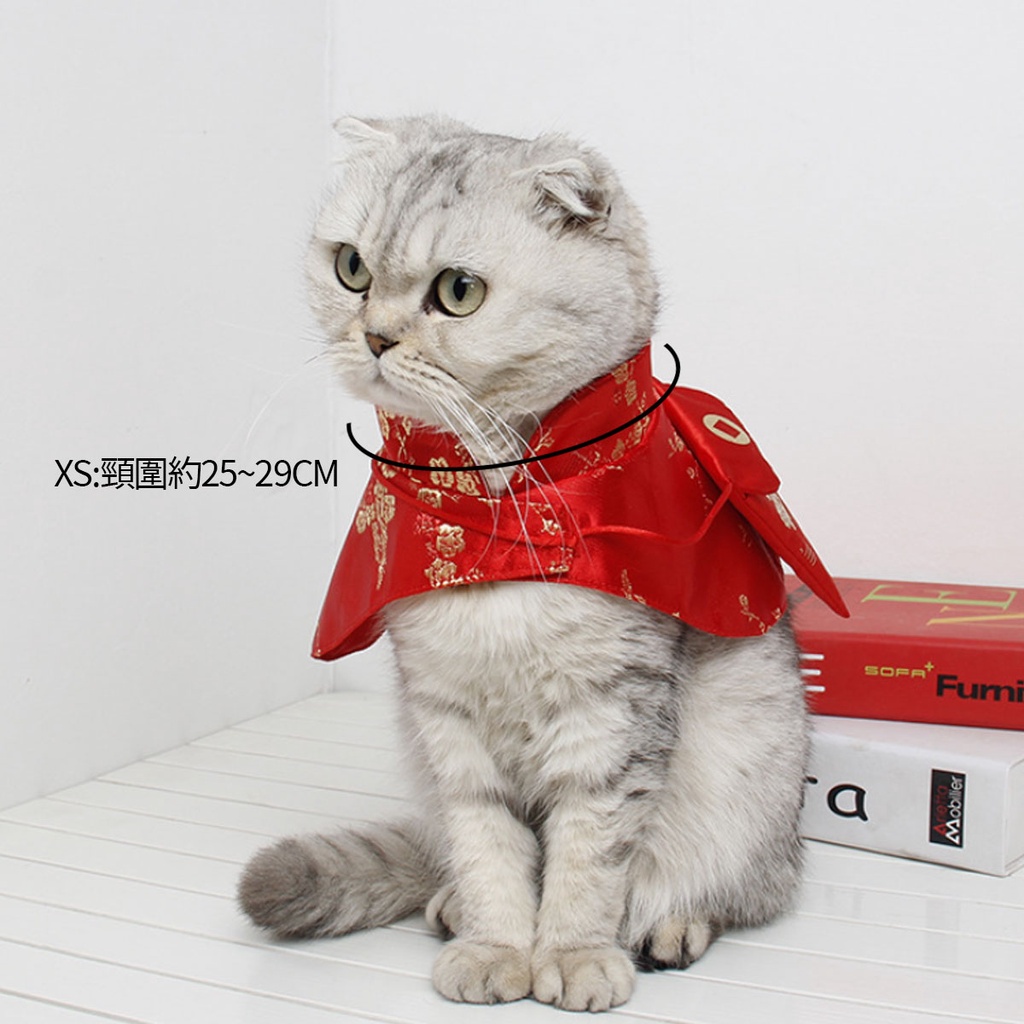 【寵物新年配件】AM0005 台灣現貨 狗狗新年圍兜 貓咪過年 新年配件 新年領結 寵物過年 過年領結 新年新衣 過年 | 蝦皮購物