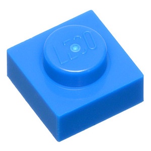 [樂磚庫] LEGO 3024 平板 基本型 藍色 1x1 302423 | 蝦皮購物